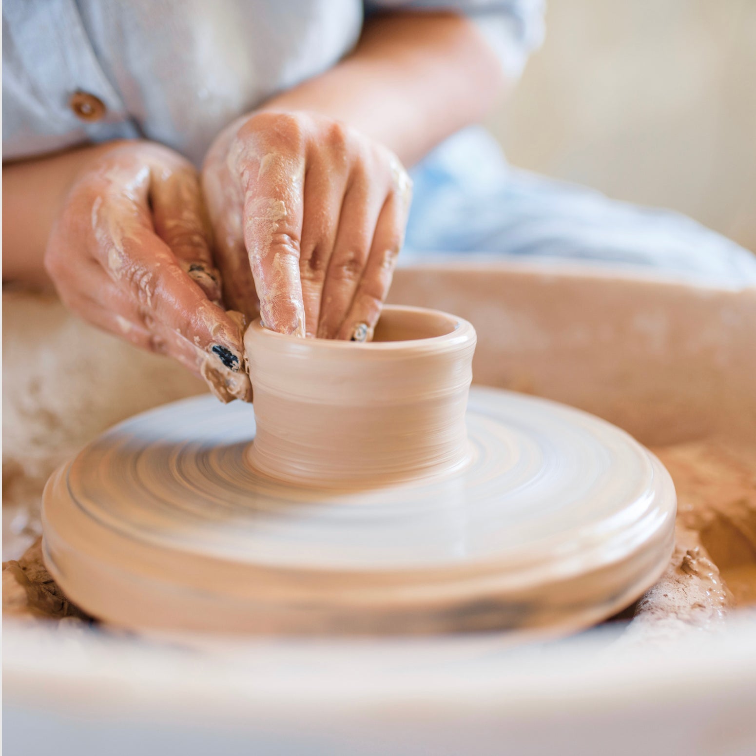 6WK- THURSDAY Pottery Wheel Class (6-8pm) | Enchanted Pottery Studios